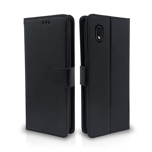Buy Pikkme Samsung Galaxy M01 core Vintage Flip Cover (Black) Mobile ...