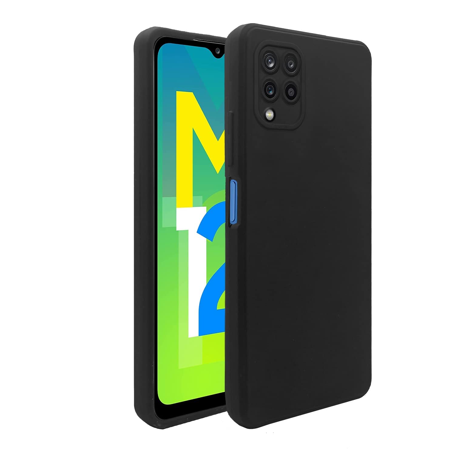 Buy Pikkme Samsung Galaxy M12 / A12 / F12 Soft Matte Silicone ...